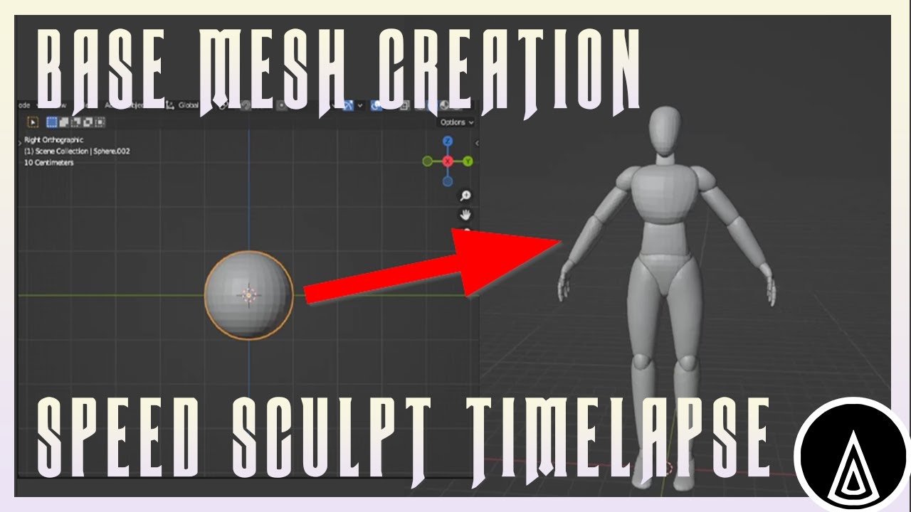 Base Mesh Creation | Timelapse - YouTube