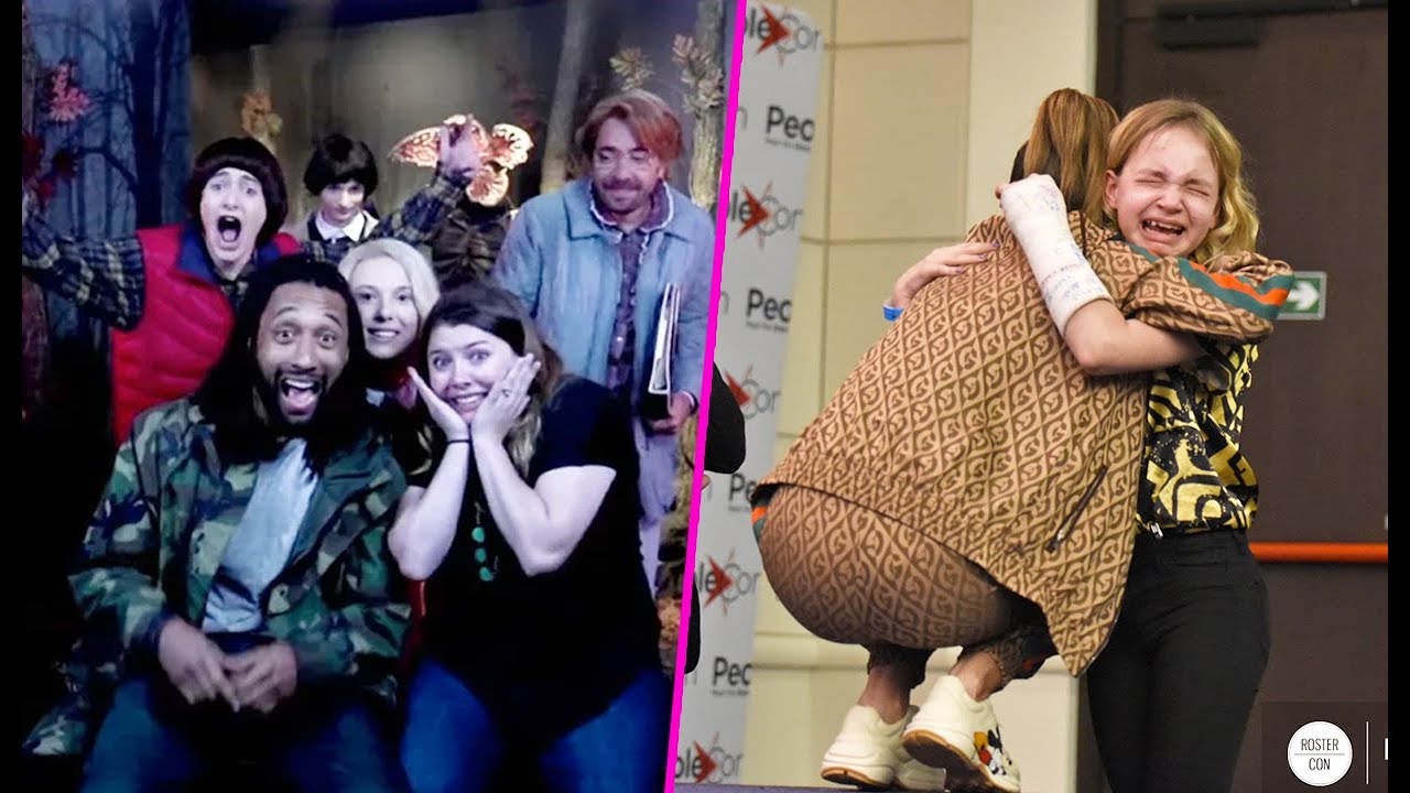 Moments When Stranger Things Cast Surprise Their Fans - YouTube