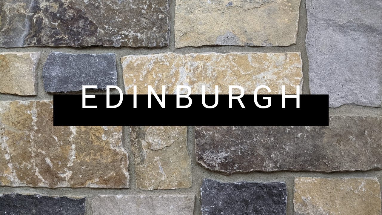Edinburgh Castle Rock Style Real Stone Veneer - YouTube