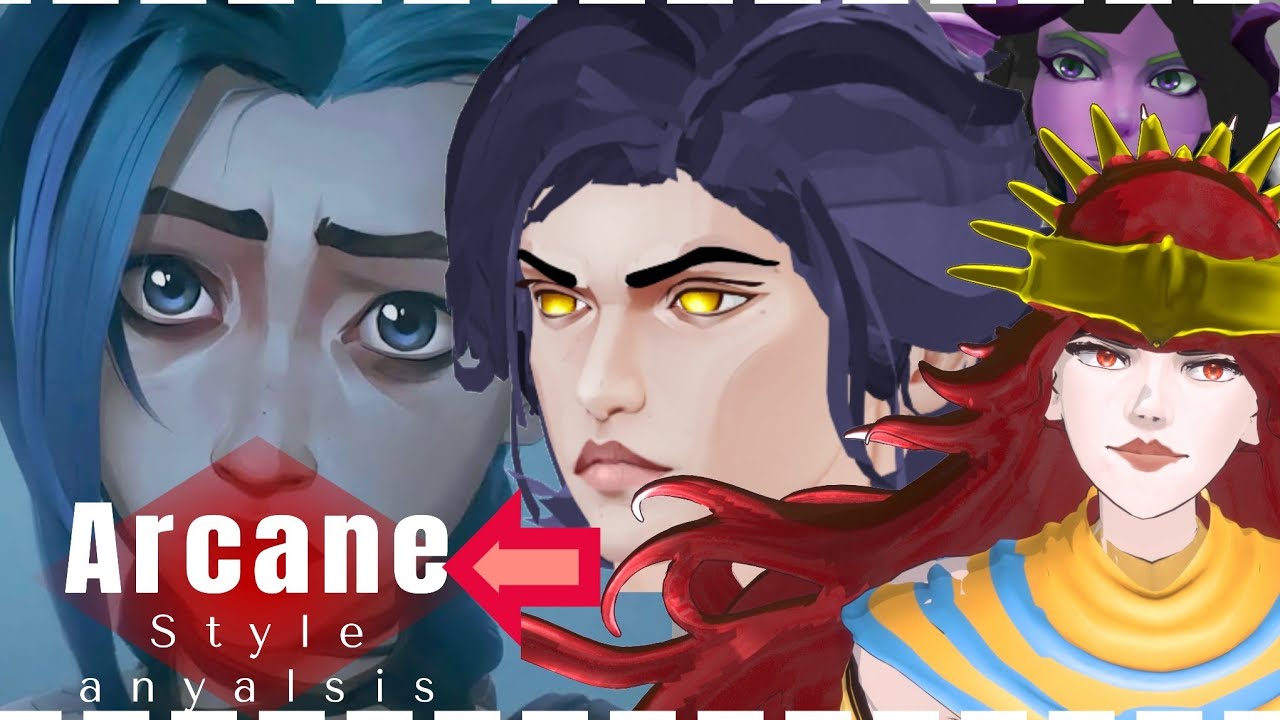 I make the Arcane Style in Blender with Handpainted Textures. - YouTube