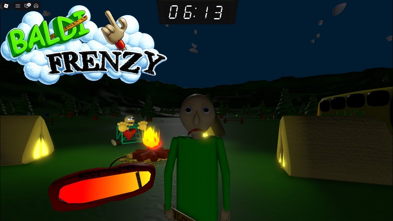 Baldi's Frenzy - Camping Map Compilation - YouTube