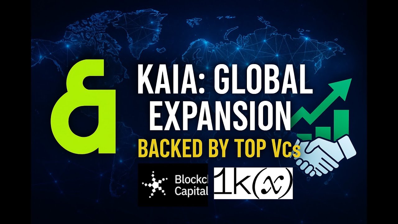 Kaia Secures Top VC Funding — Global Expansion Begins! - YouTube