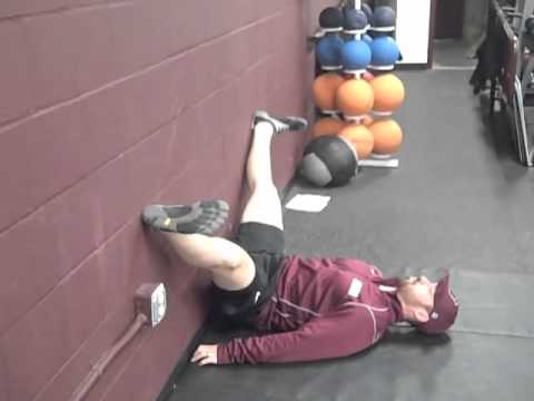 Wall Groin Stretch - YouTube