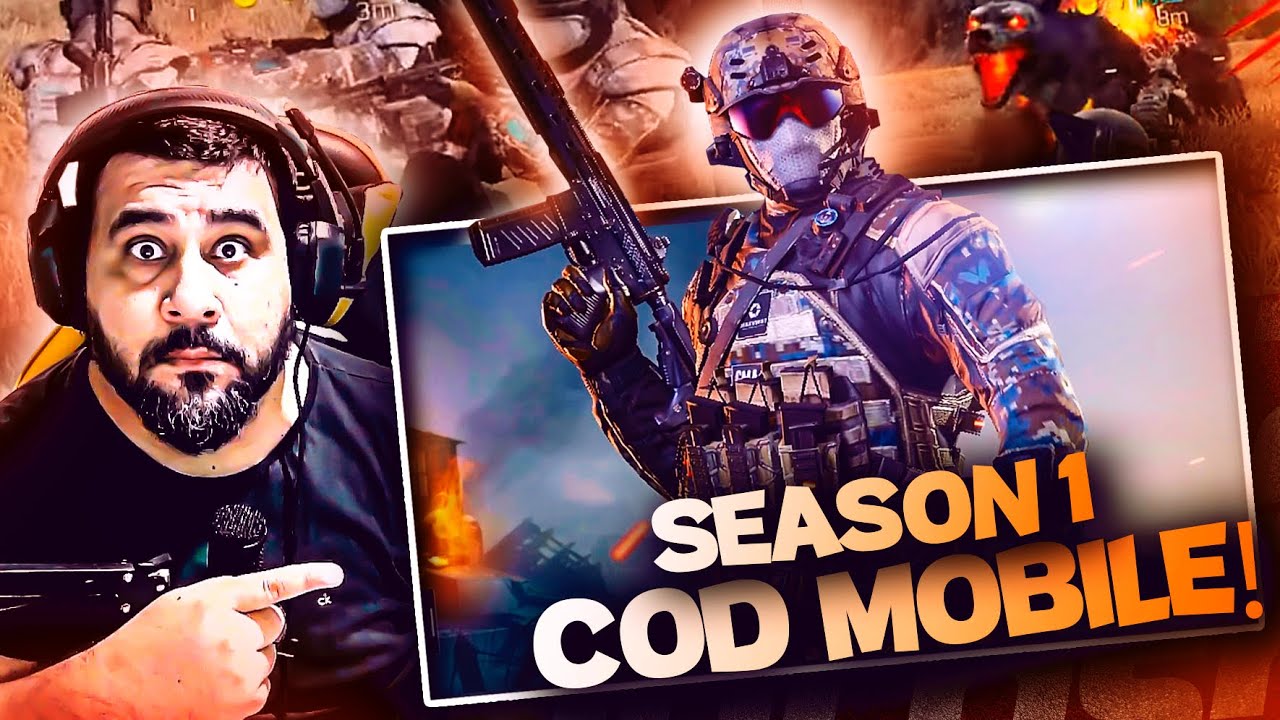 REACT ASSIM ERA O COD MOBILE NA PRIMEIRA SEASON // CALL OF DUTY MOBILE ...