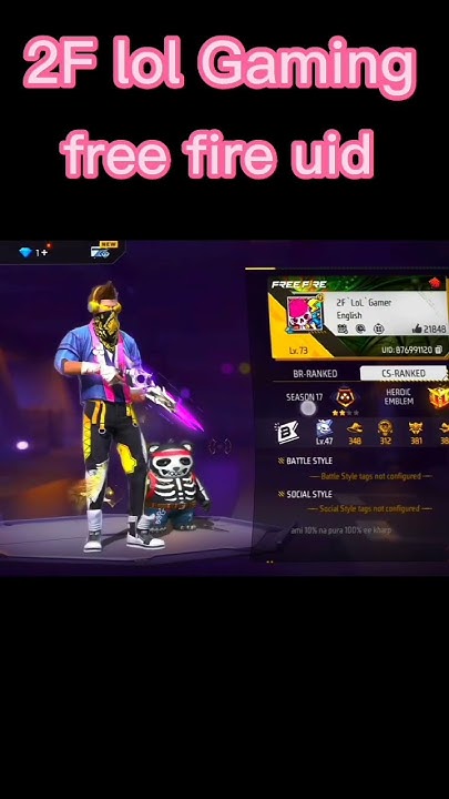 2f LOL gamer UID in the person😢😢😱😍 - YouTube