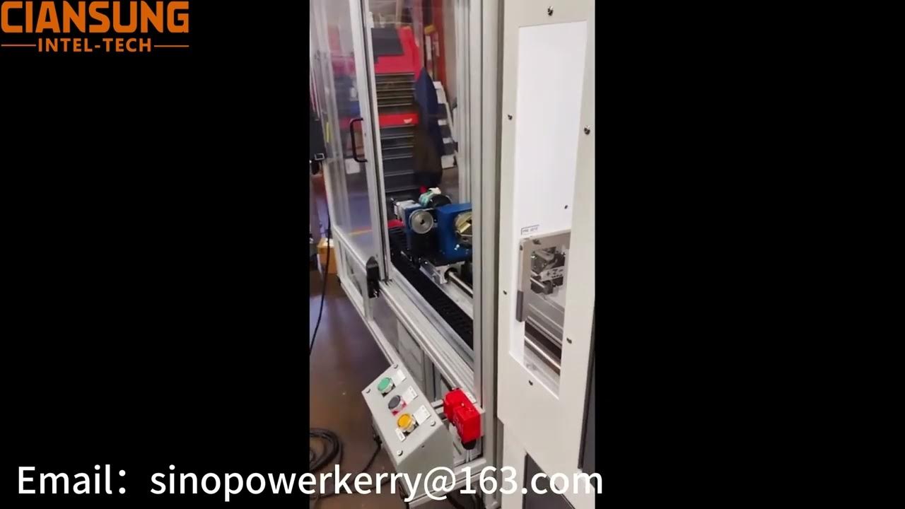 Automated loading and unloading robots speed up parts processing. - YouTube