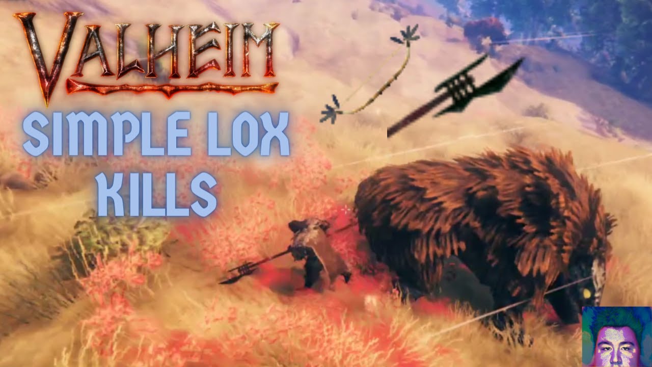 Valheim - Huntsman Bow and Black Metal Atgeir Make Lox EASY!!! - YouTube
