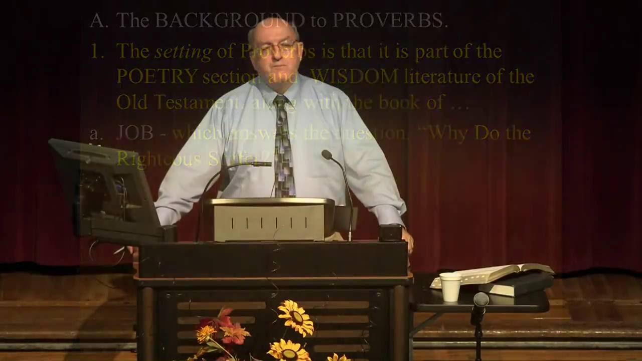 01 - Pondering The Proverbs - YouTube