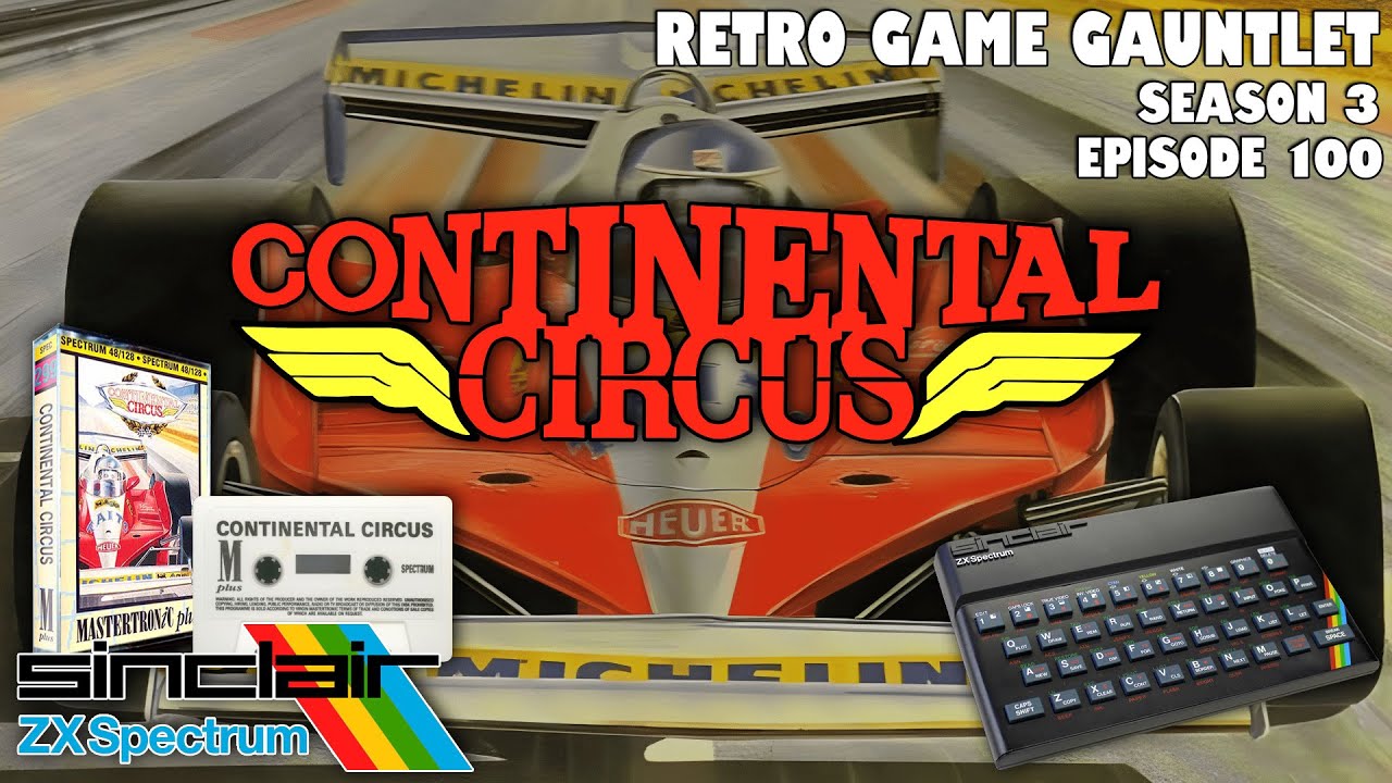 Retro Game Gauntlet - S03E100 - Continental Circus (Sinclair ZX ...