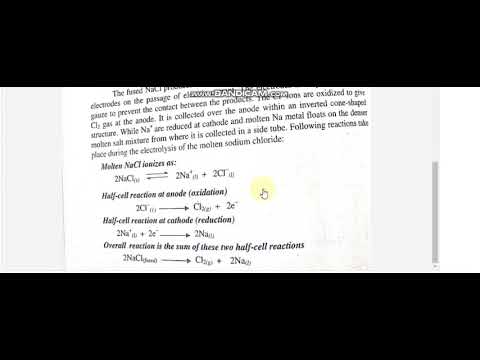 MANUFACTURING OF SODIUM METAL FROM FUSED NaCl, AND MANUFACTURING OF ...