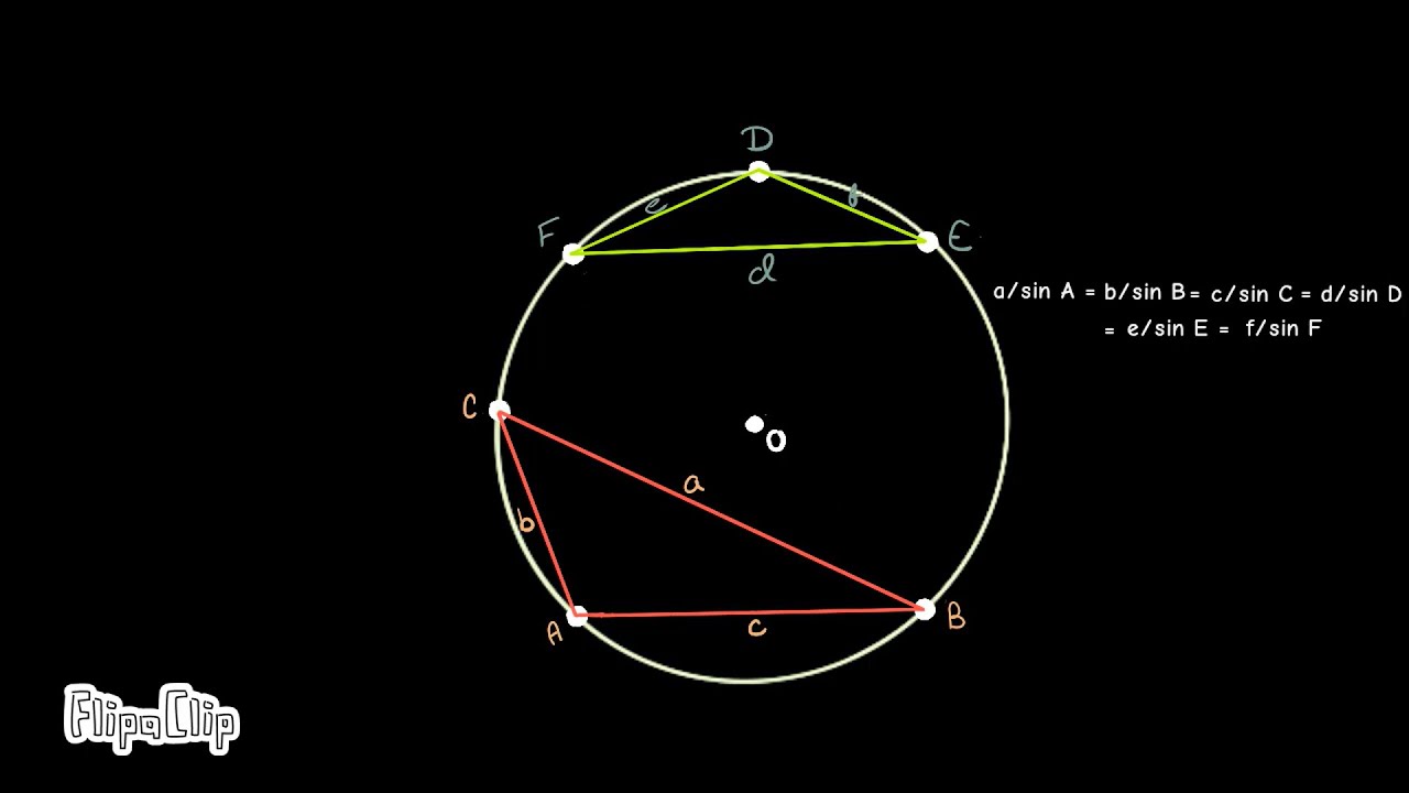 Proof of Sine Law and Extended Sine Law - YouTube