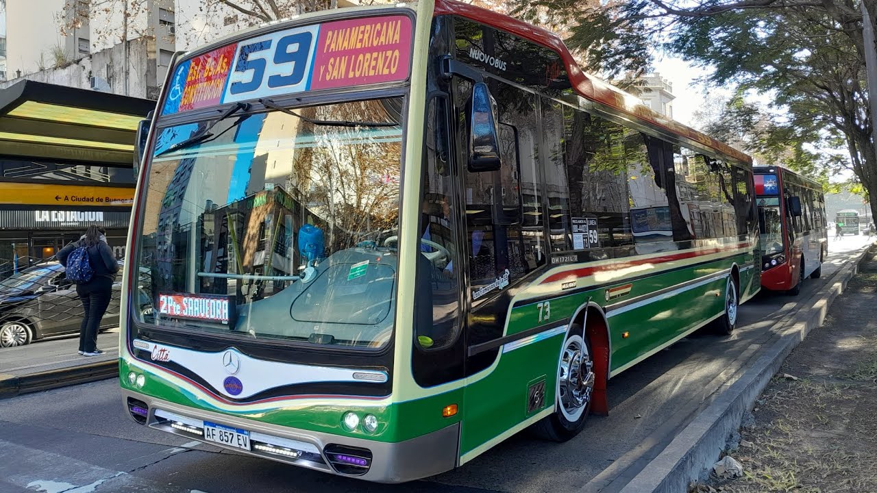 Línea 59 interno 💎73💎 Nuovobus Citta OH1721L con aire acondicionado ...