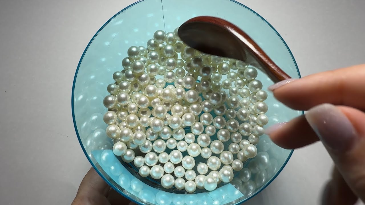 Bead Packaging Sounds and Gentle Mixing – ASMR Bead Relaxation - YouTube