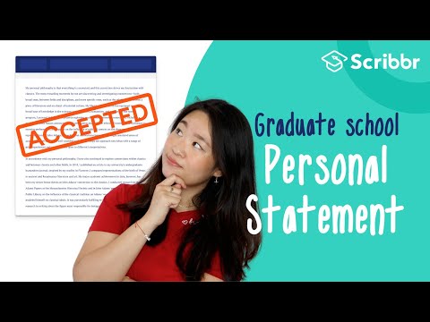 How to Write a Personal Statement for Graduate School | Scribbr 🎓