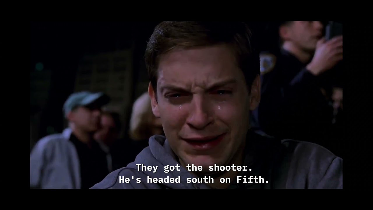 tobey maguire crying - YouTube