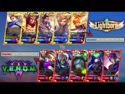 LIGHTBORN VS V.E.N.O.M SQUAD TRASHTALKERS! 🗣️ | THEY SAID LIGHTBORN ARE TRASH?! 🤮 | OKAY, LET'S SEE!