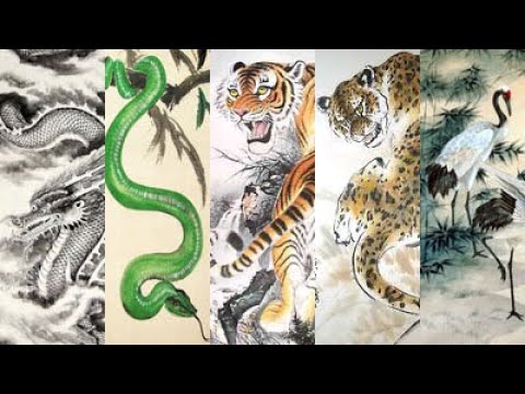 洪家五形拳 / Hung Family 5 Animal Fist / Hung Gar Ng Ying Kuen - YouTube