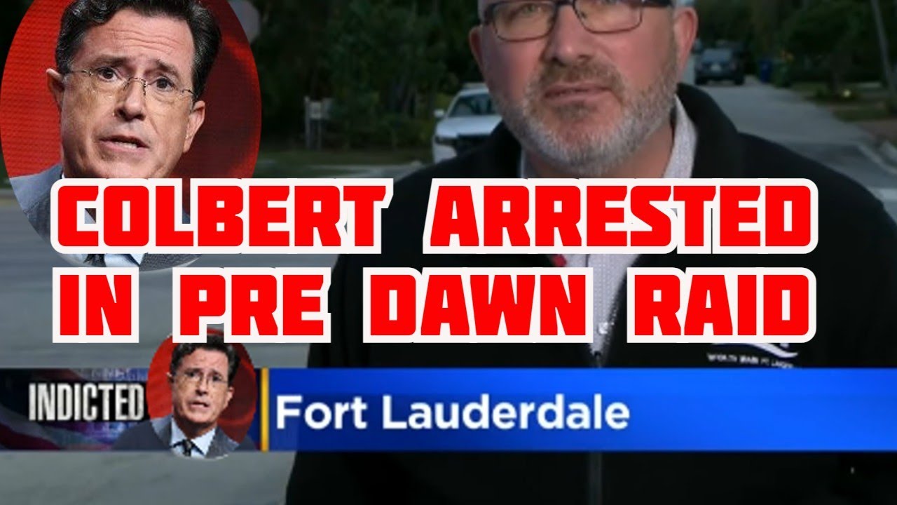Stephen Colbert Arrested in Pre-Dawn FBI Raid of House over his ...