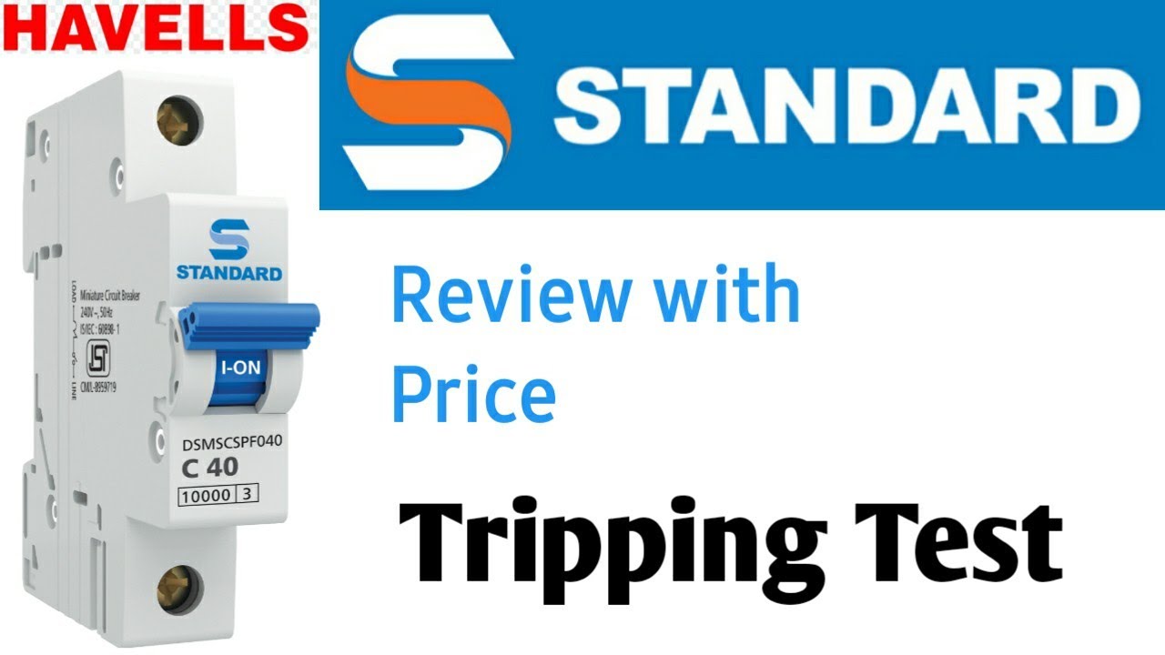 Standard MCB || Review || Tripping test || Price || A Havells Products ...