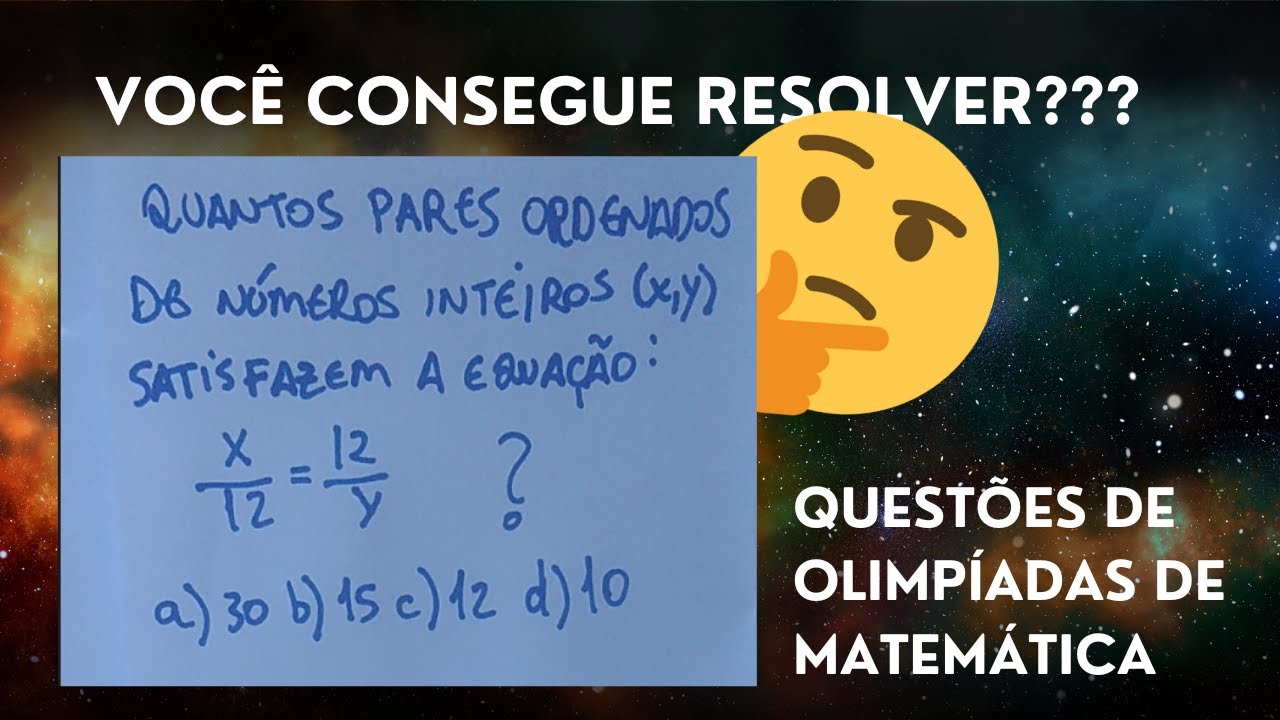 Olimpíada de Matemática 002 - YouTube