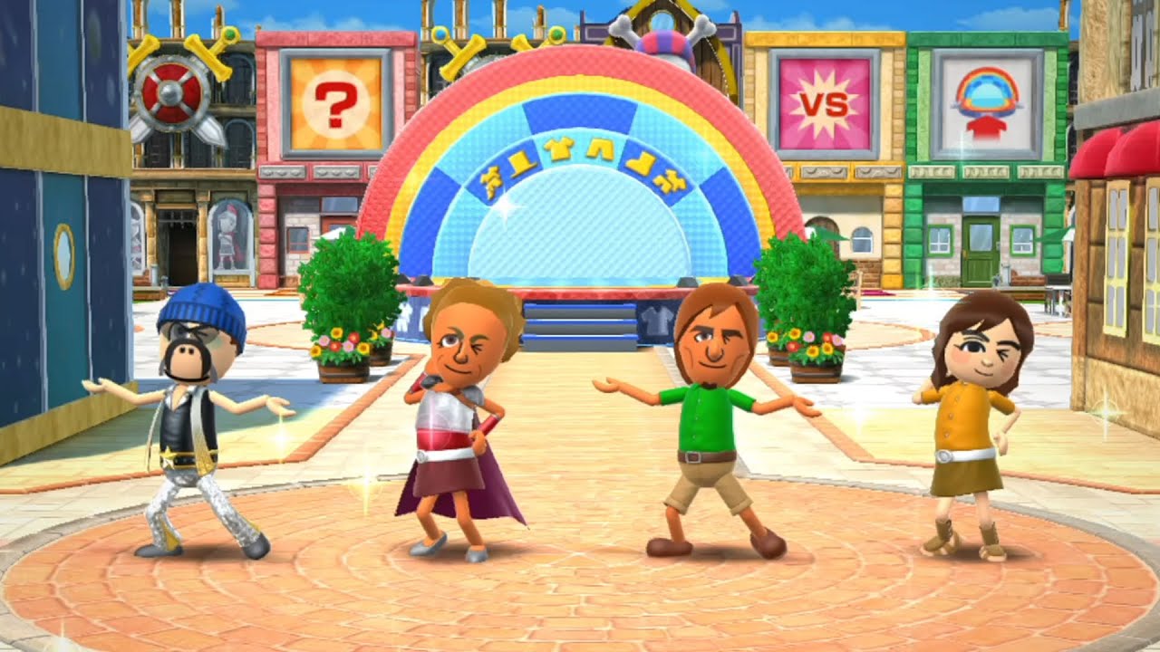 Wii Party U Mii Fashion Plaza - Boshi Vs Monica Vs Leonel Vs Marit ...