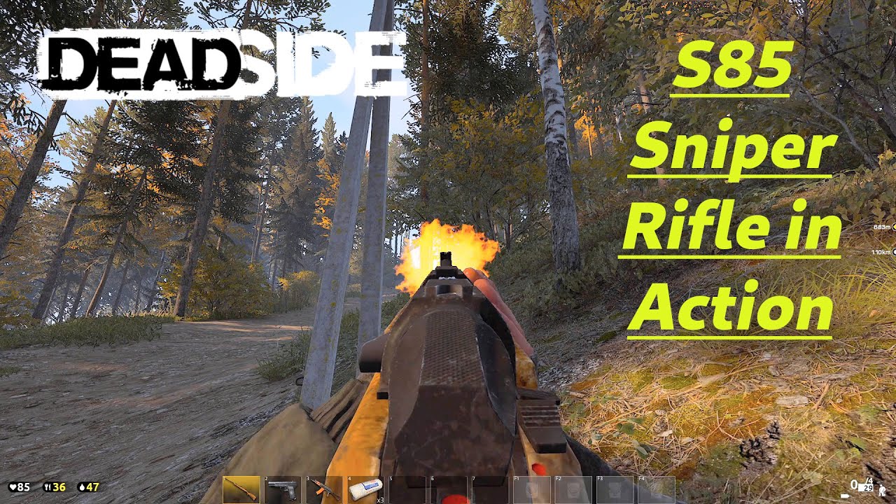DEADSIDE Gameplay - S85 Sniper Rifle In Action (PC UHD 4K 2160p 60fps ...
