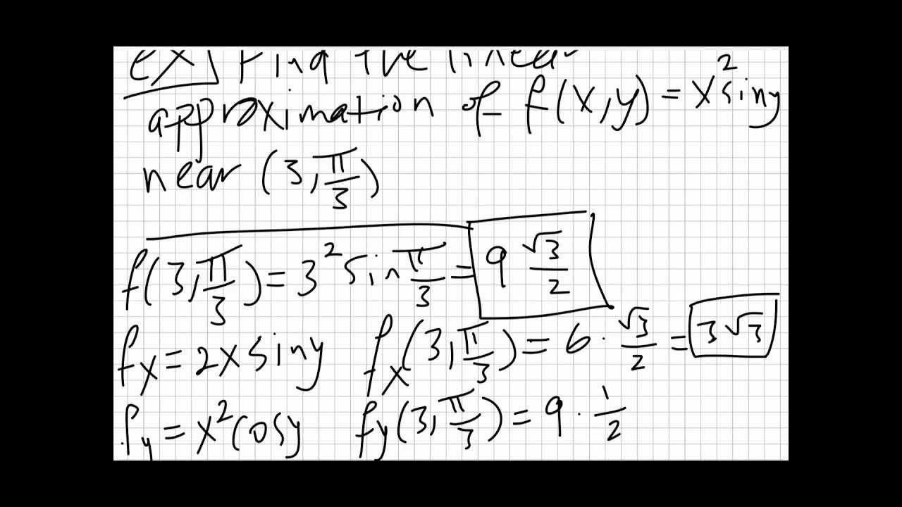 Linear Approximations - YouTube