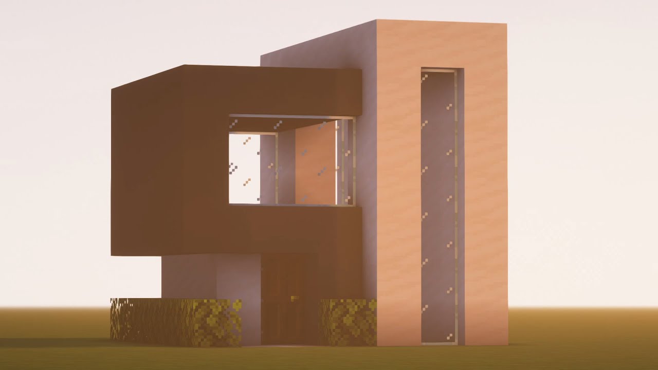 How To Build The Best Modern Starter House In Minecraft - YouTube