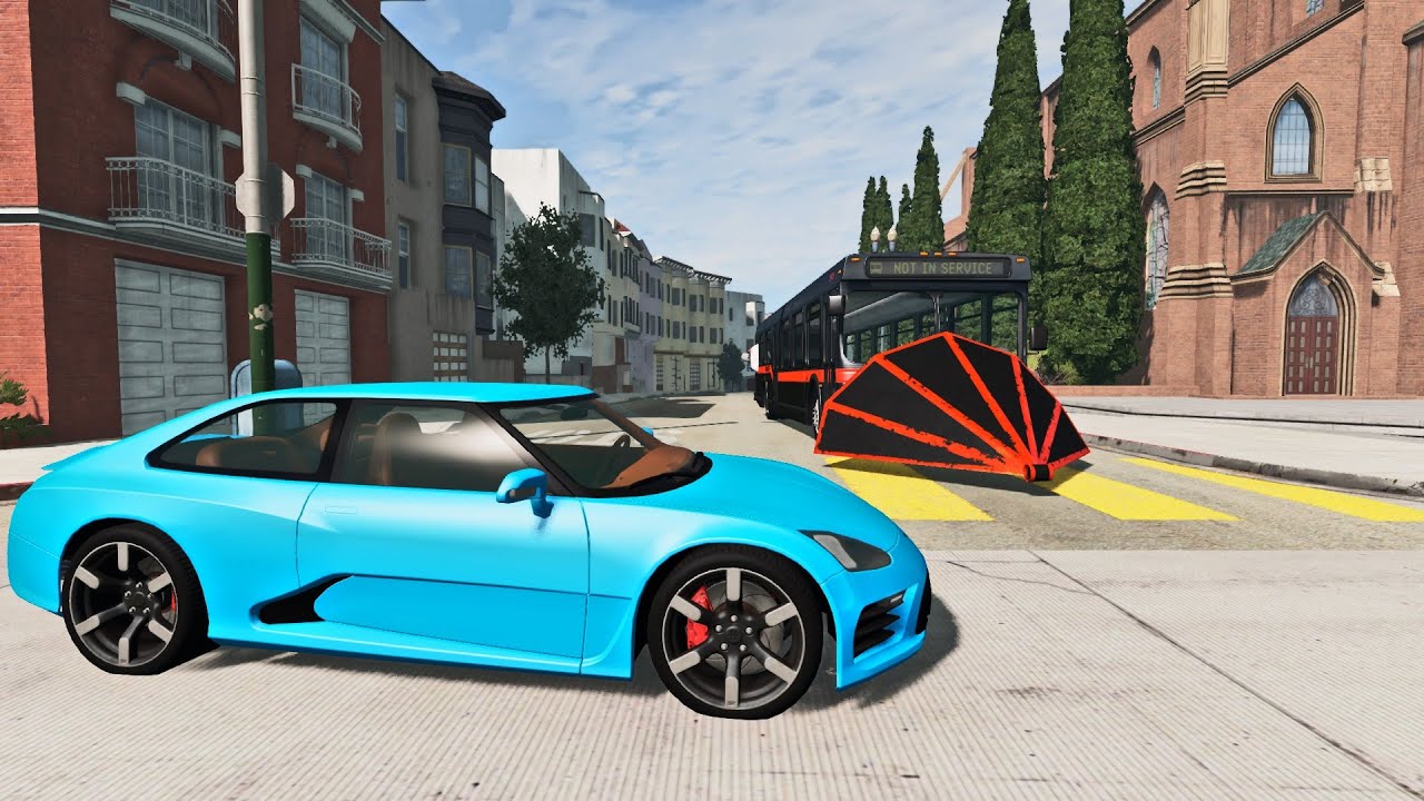 Crazy bus with JATO booster Rocket mod #1 - BeamNG Drive | Funny Ramil ...