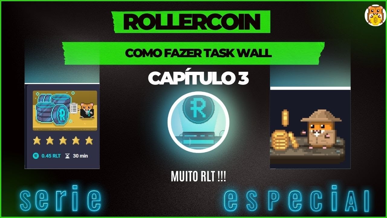 ROLLERCOIN SERIE ESPECIAL CAPÍTULO 3: COMO FAZER TASK E GANHAR MUITO RLT. MANEIRA SIMPLES E ...