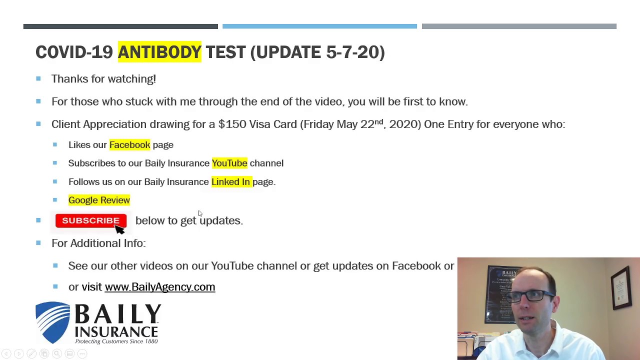 2nd Update on COVID19 ANTIBODY Test (5-7-20 wife's test results) - YouTube
