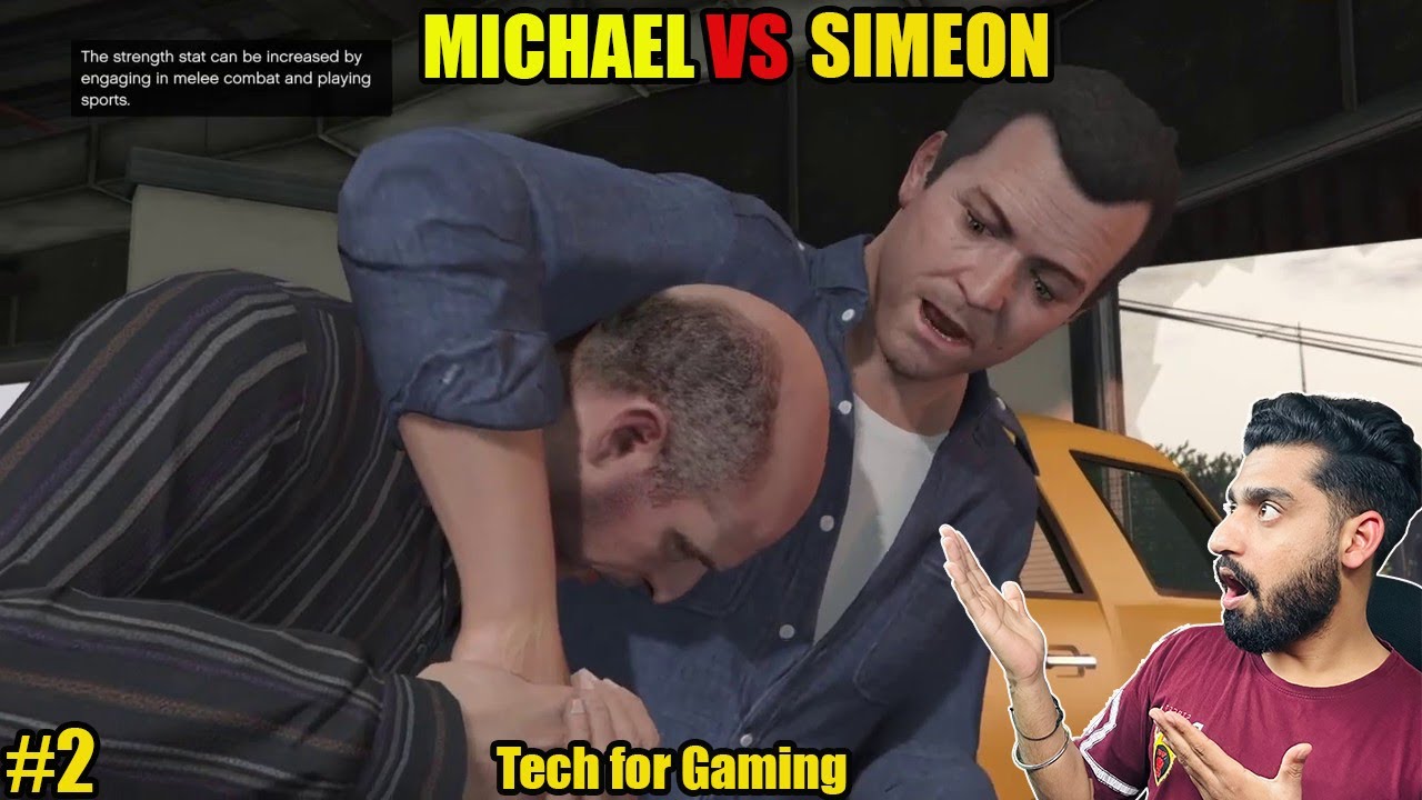 MICHAEL BEATING SIMEON😱|| GTA 5 NEW EPISODE || #gta5 #gta5gameplay # ...
