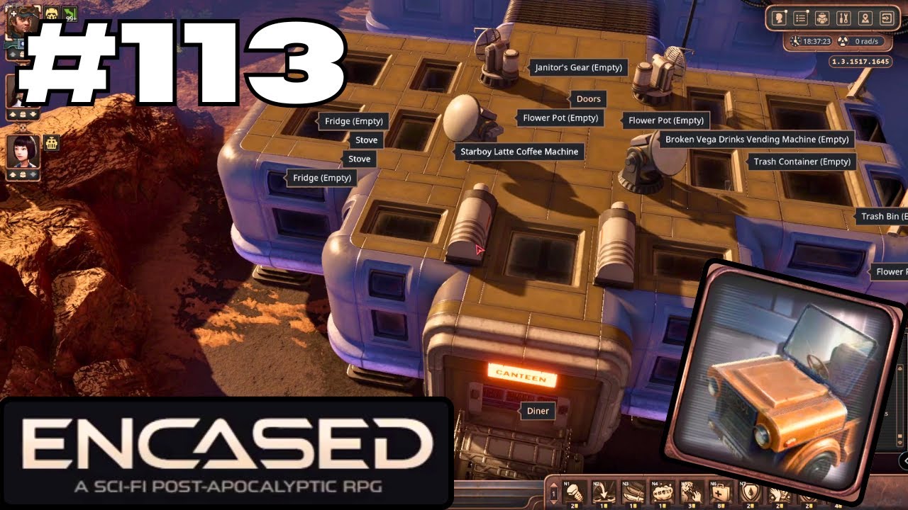 Let's Play Encased #113 Phalanx Base: A Ghost Sneaks Through the Homes ...