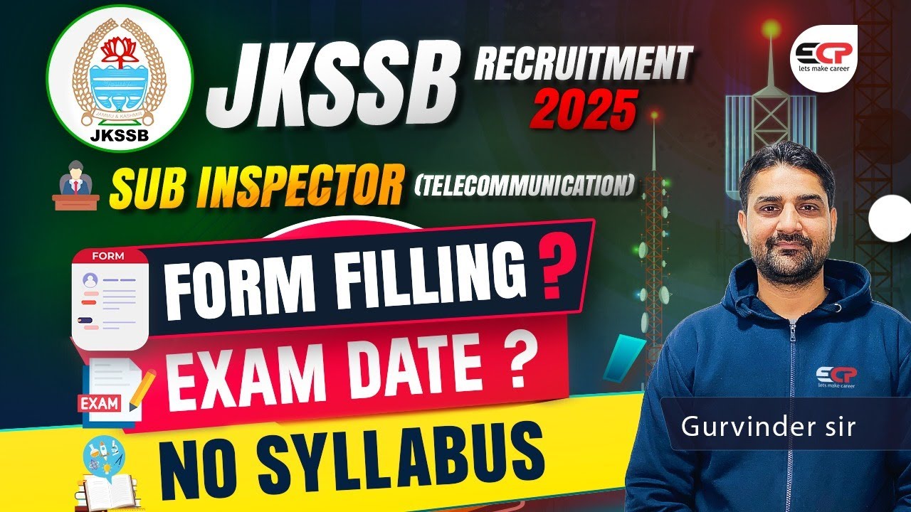 Discussion on Form Filling, Exam date & Syllabus JKSSB SI ...