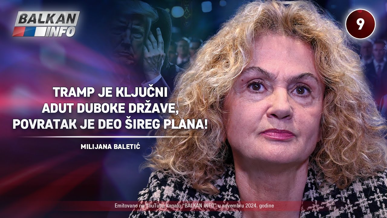 INTERVJU: Milijana Baletić – Tramp je adut duboke države, povratak je ...