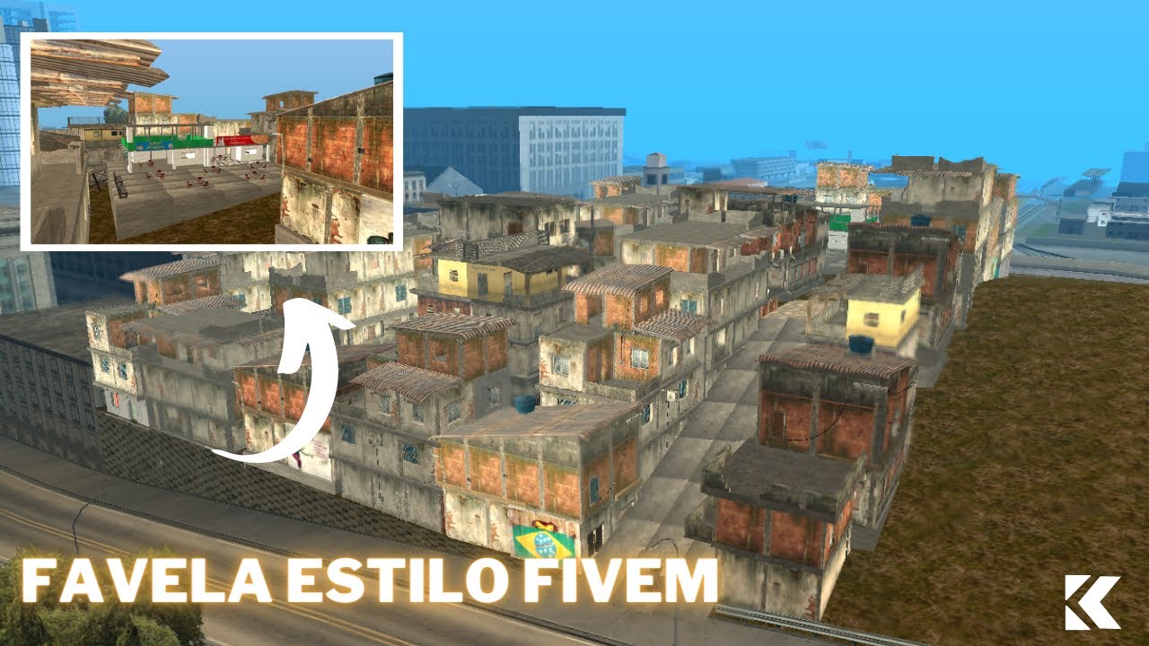 MTA:SA FAVELA ESTILO FIVEM - YouTube