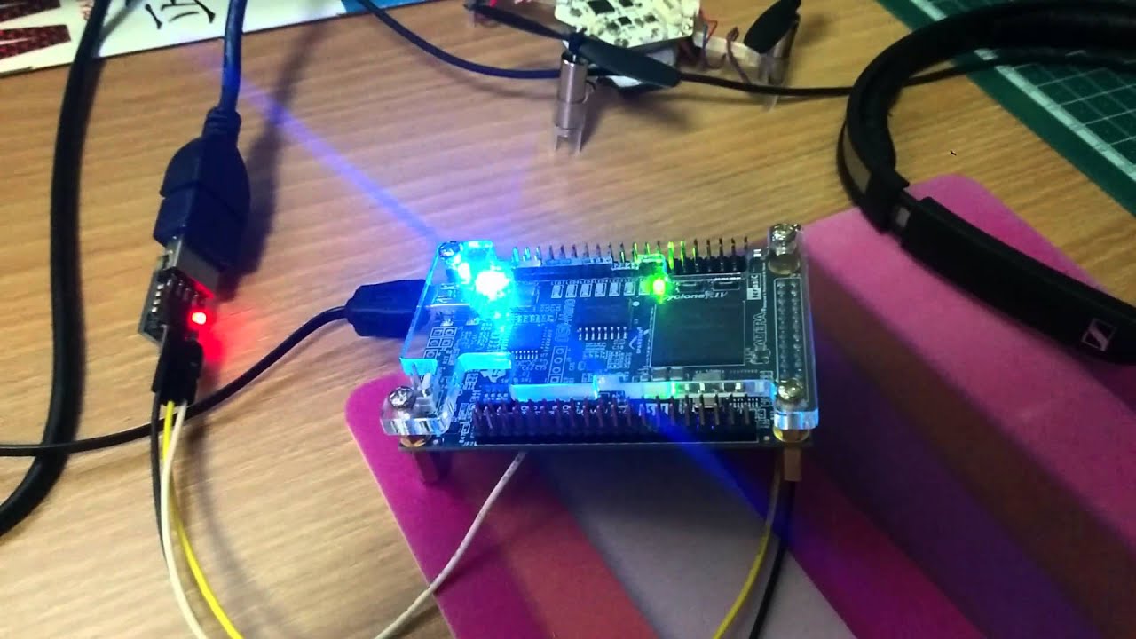 Altera Fpga Niosii Uart 시험 Youtube 0352