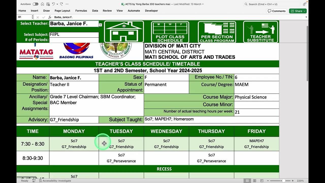 Automated Class and Teacher Scheduler June 2024 timetabling update - YouTube