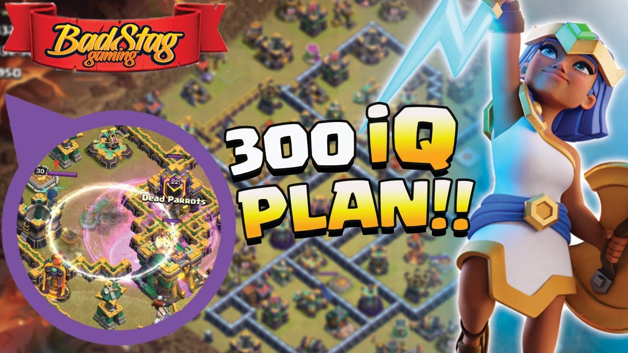300 IQ PLAN REKS BASE (VIEWERS WAR) - CLASH OF CLANS - YouTube