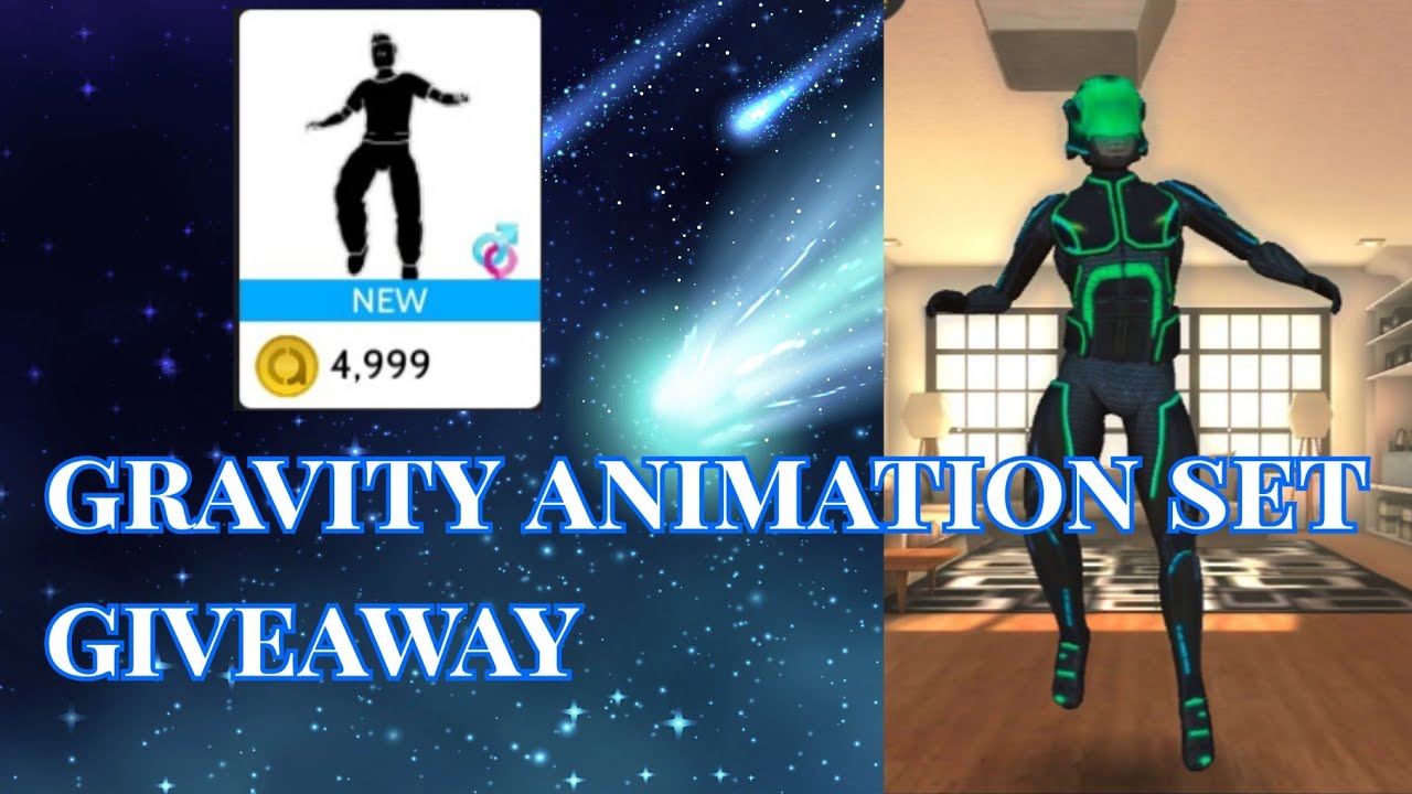 Zero gravity animation set giveaway - YouTube