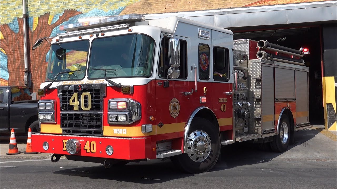 PFD Engine 40 Responding - YouTube