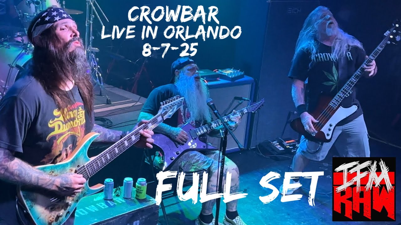 FULL SET: Crowbar in Orlando, FL 8-7-25 Live @ Conduit - YouTube