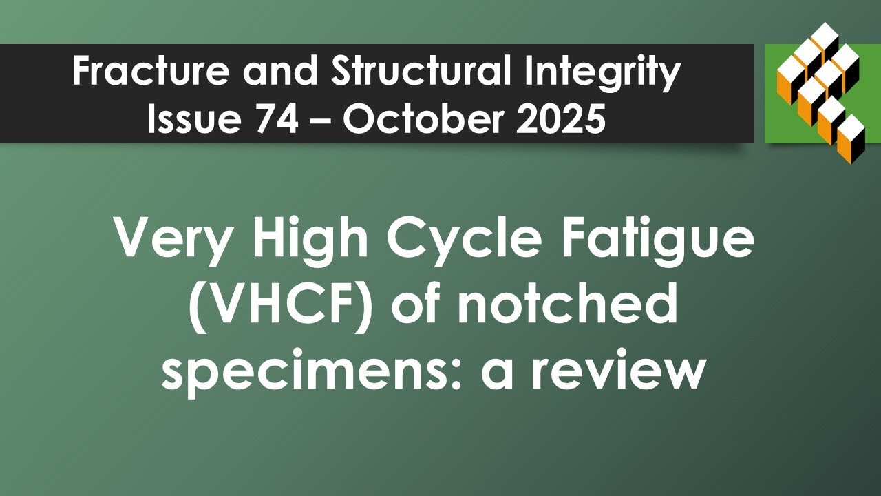 Very High Cycle Fatigue (VHCF) of notched specimens: a review - YouTube