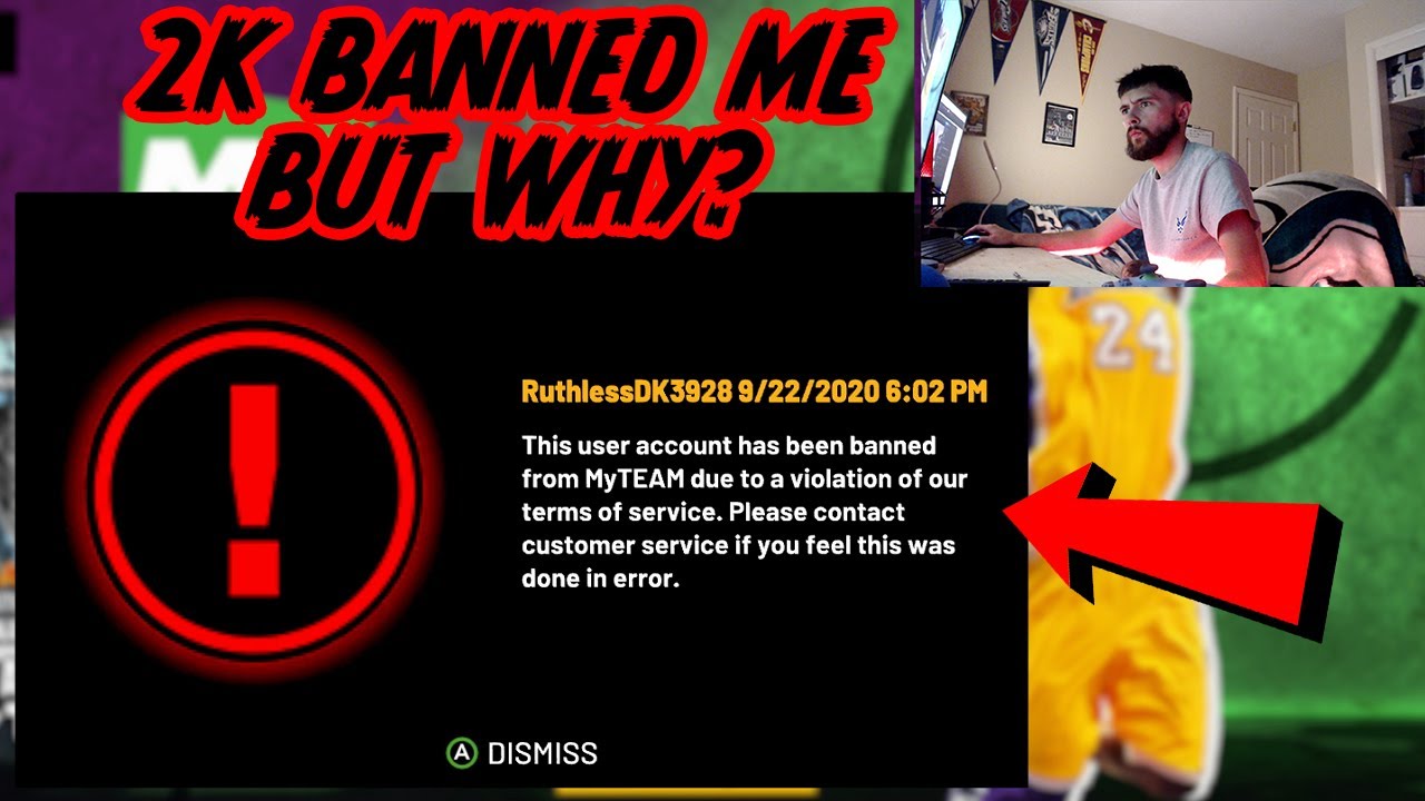 2K BANNED ME FROM PLAYING MYTEAM! BUT WHY? @NBA 2K NBA 2K21 MYTEAM BAN ...