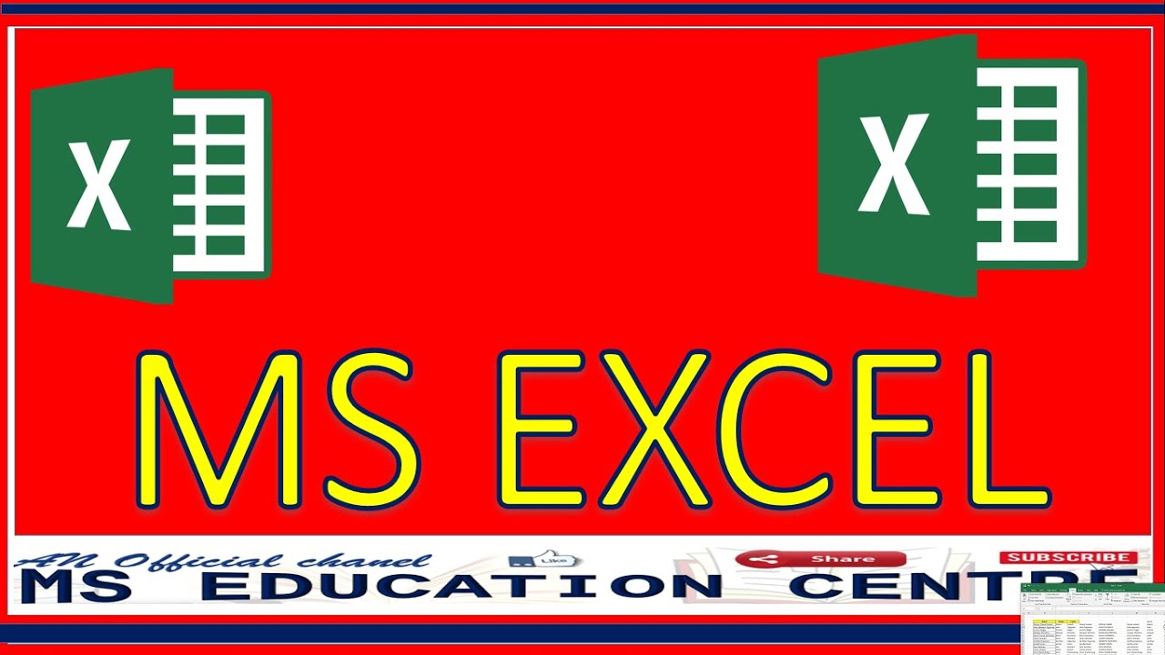 MS EXCEL STFT NEPAL YouTube ms-excel-stft-nepal-youtube