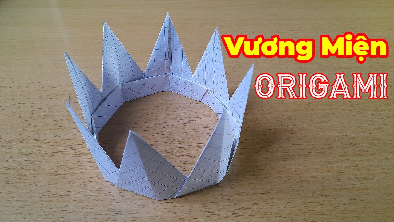 Cách Làm Vương Miện Từ Giấy Kẻ Ô Ly Cực Dễ | Bàn tay 73 - YouTube