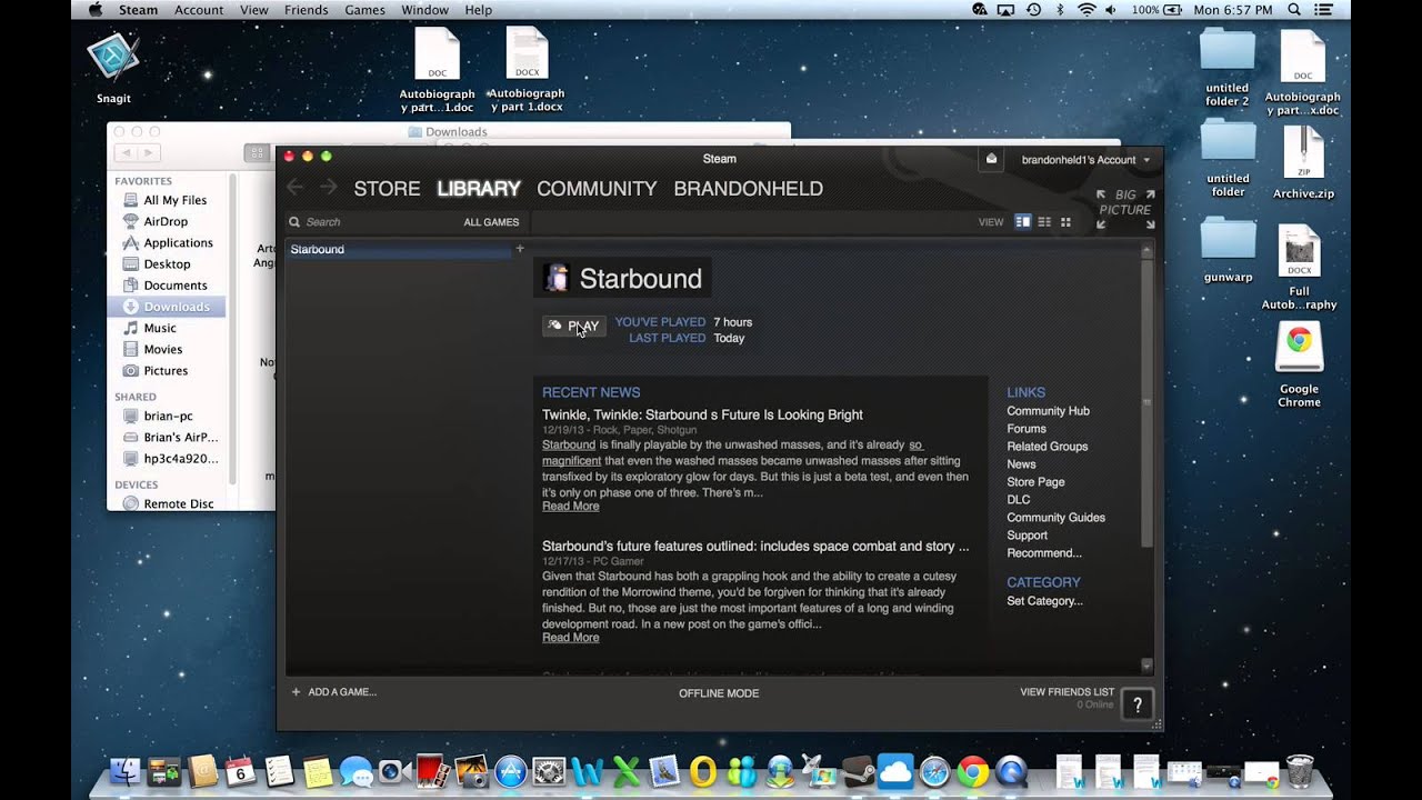 How to download a starbound mod MAC - YouTube