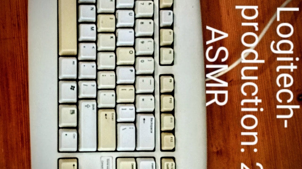 Logitech Keyboard sounds | Year of production: 2000 | ASMR! - YouTube
