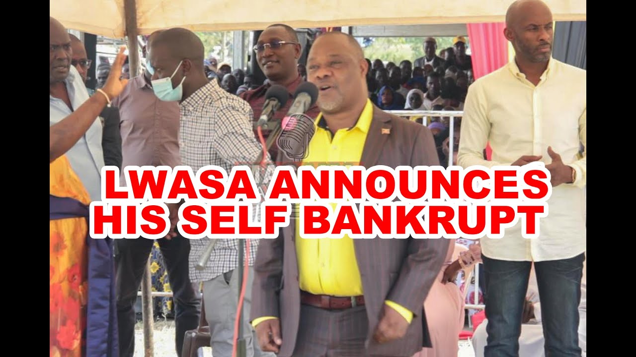 Lwasa Emmanuel announces him Self bankrupt. Lwasa agamba yagwamu asabye ...