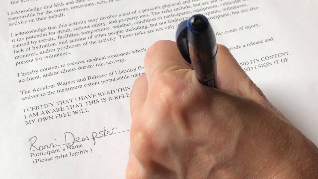 Contract Signature Pick-up Shot - YouTube